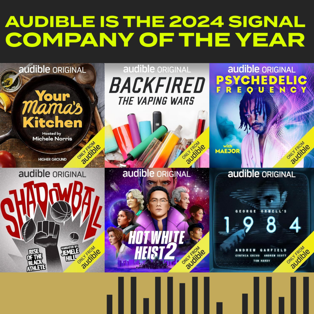 Audible Awarded 'Company of The Year' - Signal Awards